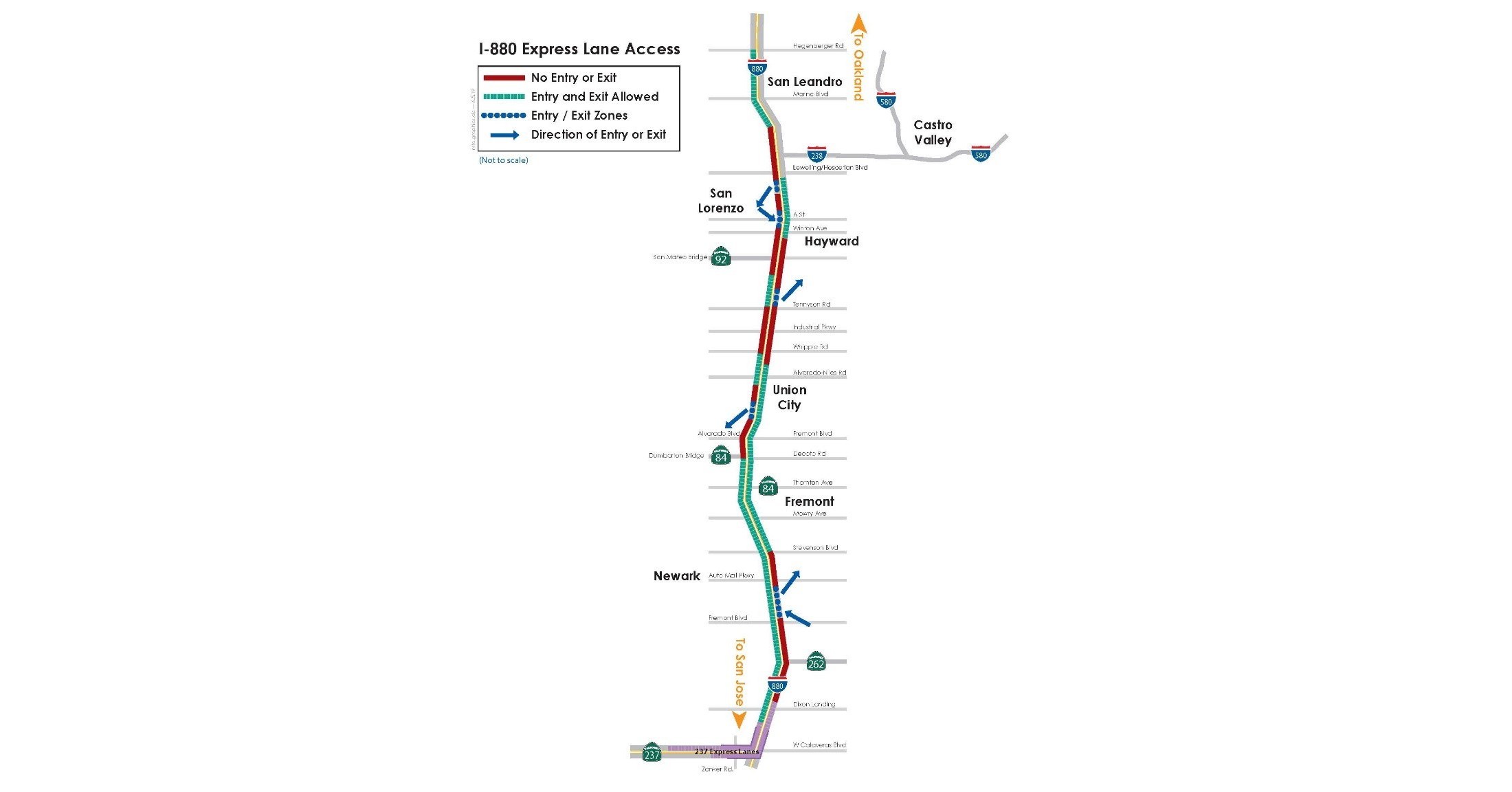 New Lane Striping Ahead for I-880 As Express Lanes' Fall Opening Draws ...