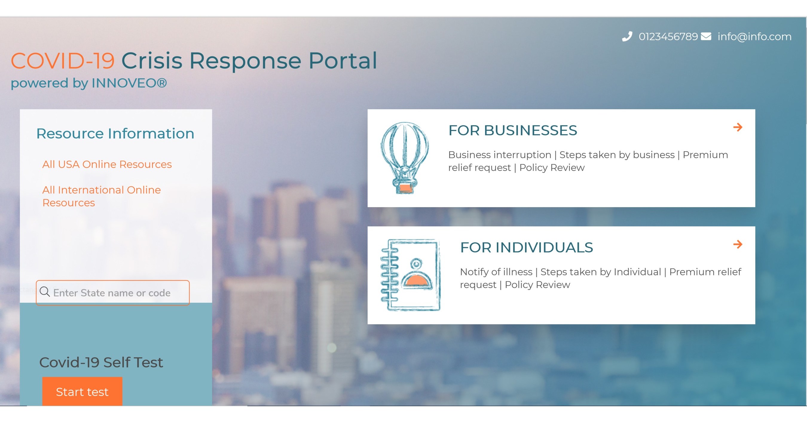 Innoveo Launches COVID19 Crisis Response Portal