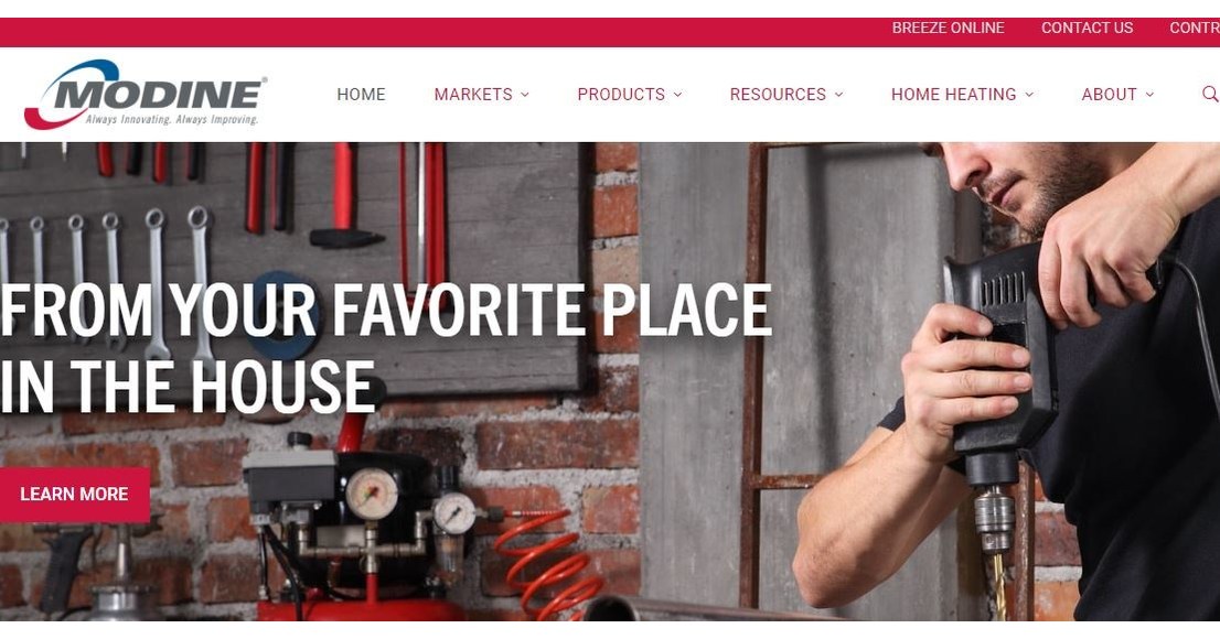 New Modine Website Improves Accessibility And Support For Residential ...