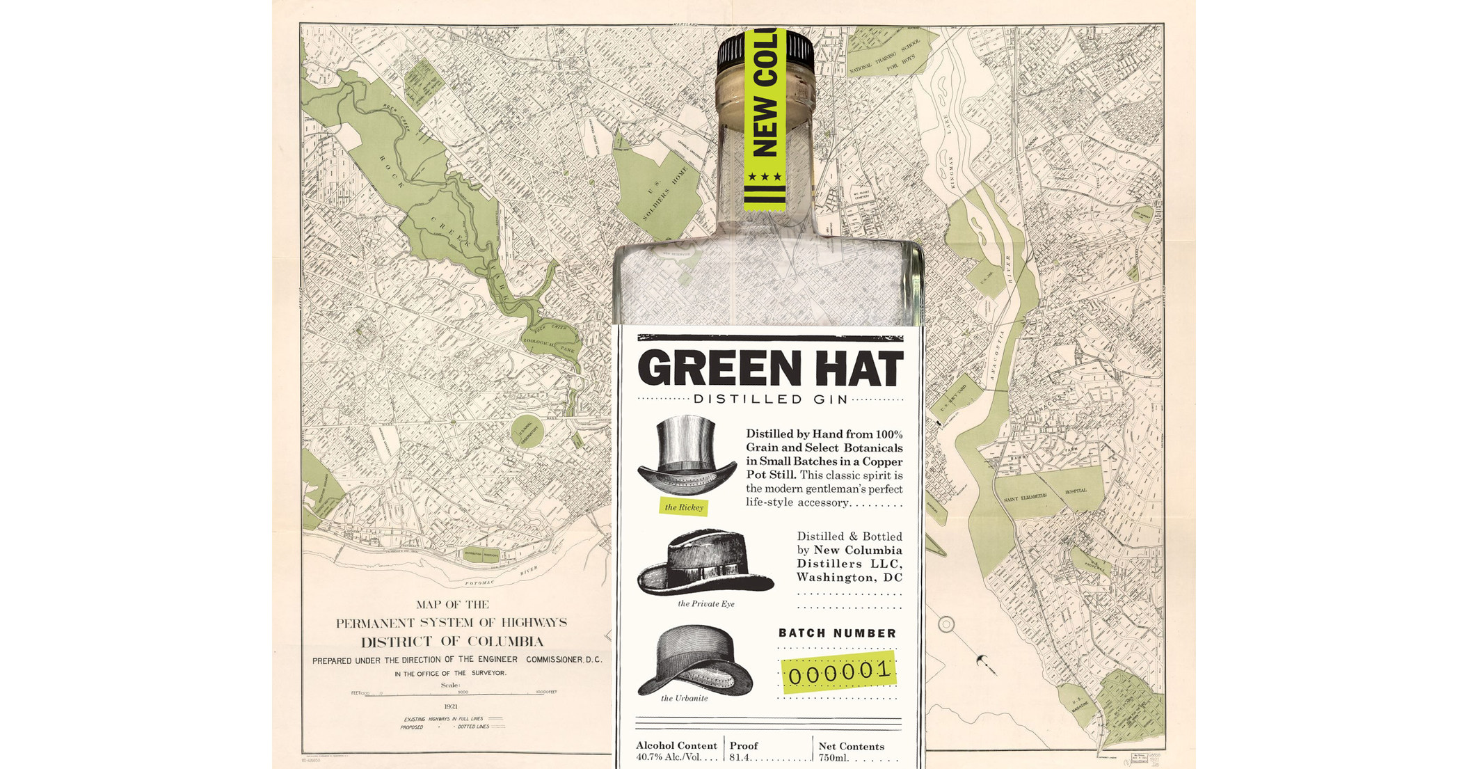 Green Hat Gin Partners with RNDC in Maryland and Washington, D.C.