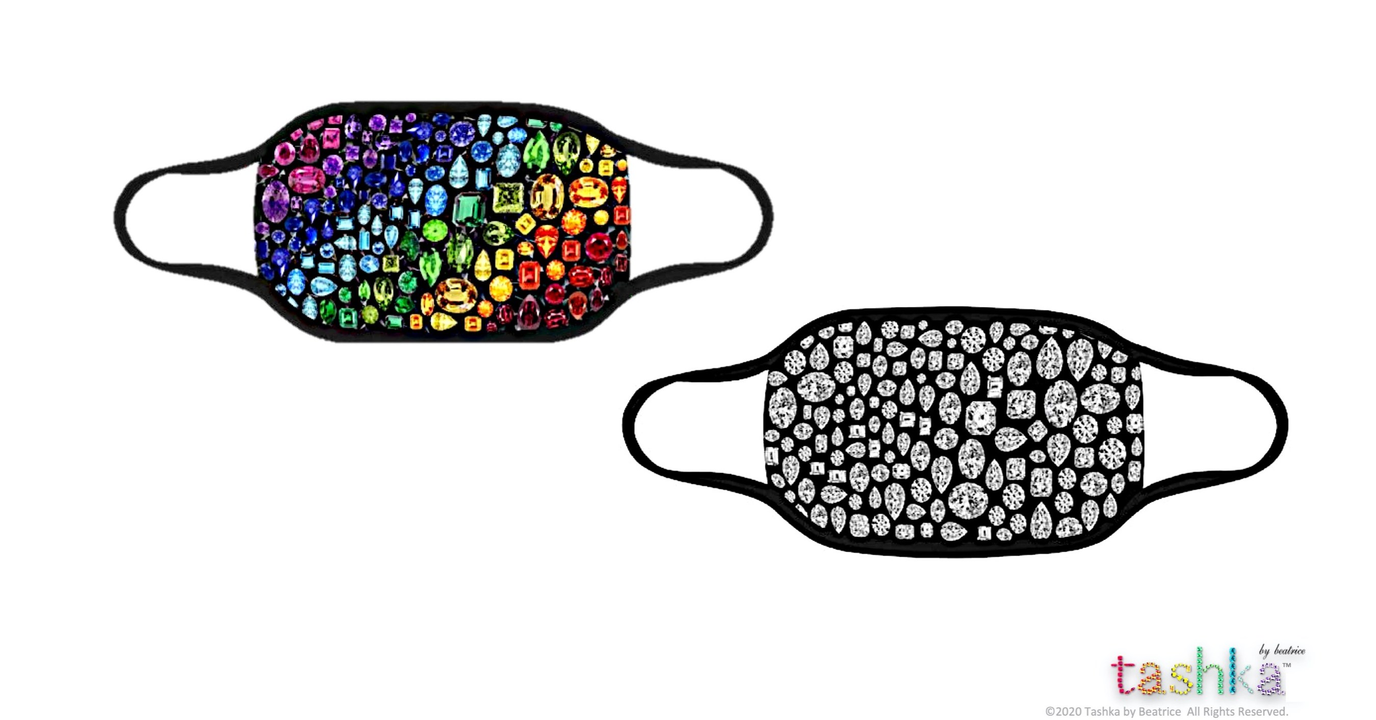 COVID Color Therapy: Vibrant Gem Masks Evoke Happiness