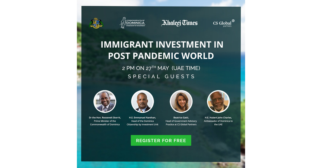 Dominica PM Takes Part in Citizenship by Investment Webinar on May 27