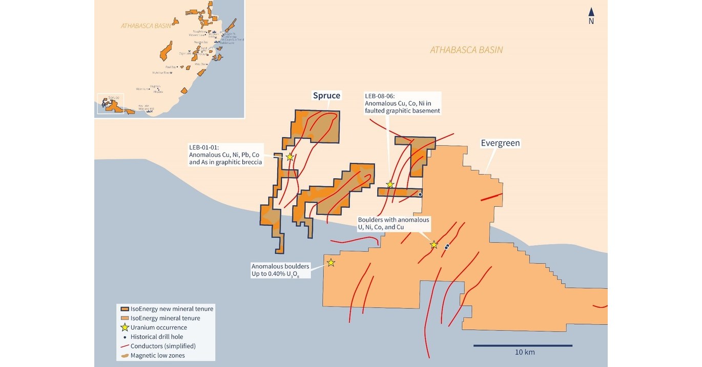 IsoEnergy Stakes Six New Uranium Exploration Properties in the Eastern ...