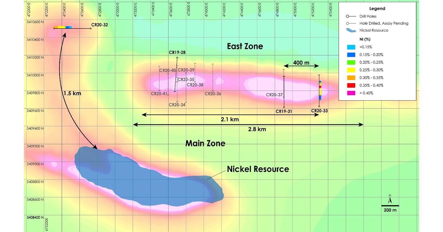 Canada Nickel Announces Extension of Main Zone by 1.5 kilometres and ...