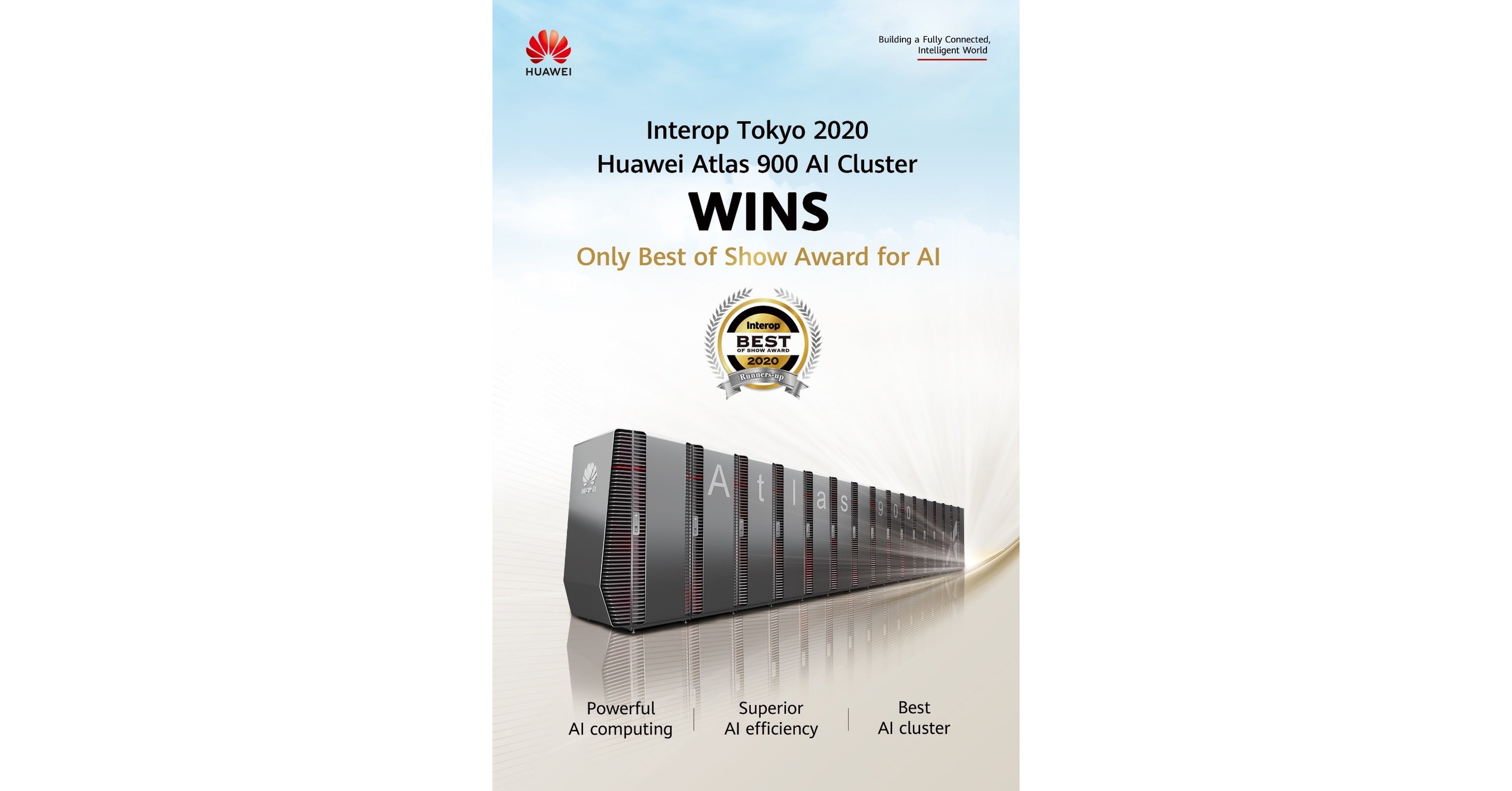 Huawei Atlas 900 AI Cluster Wins the Only Best of Show Award for AI at ...