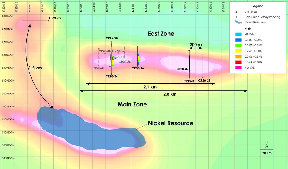 Canada Nickel Exploration Drilling Extends PGM Mineralization and ...