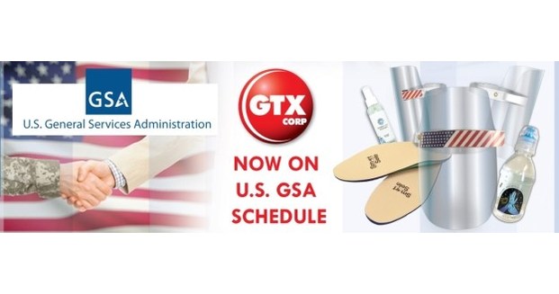 GTX GPS SmartSole and PPE Approved for Purchase on GSA Government Schedule