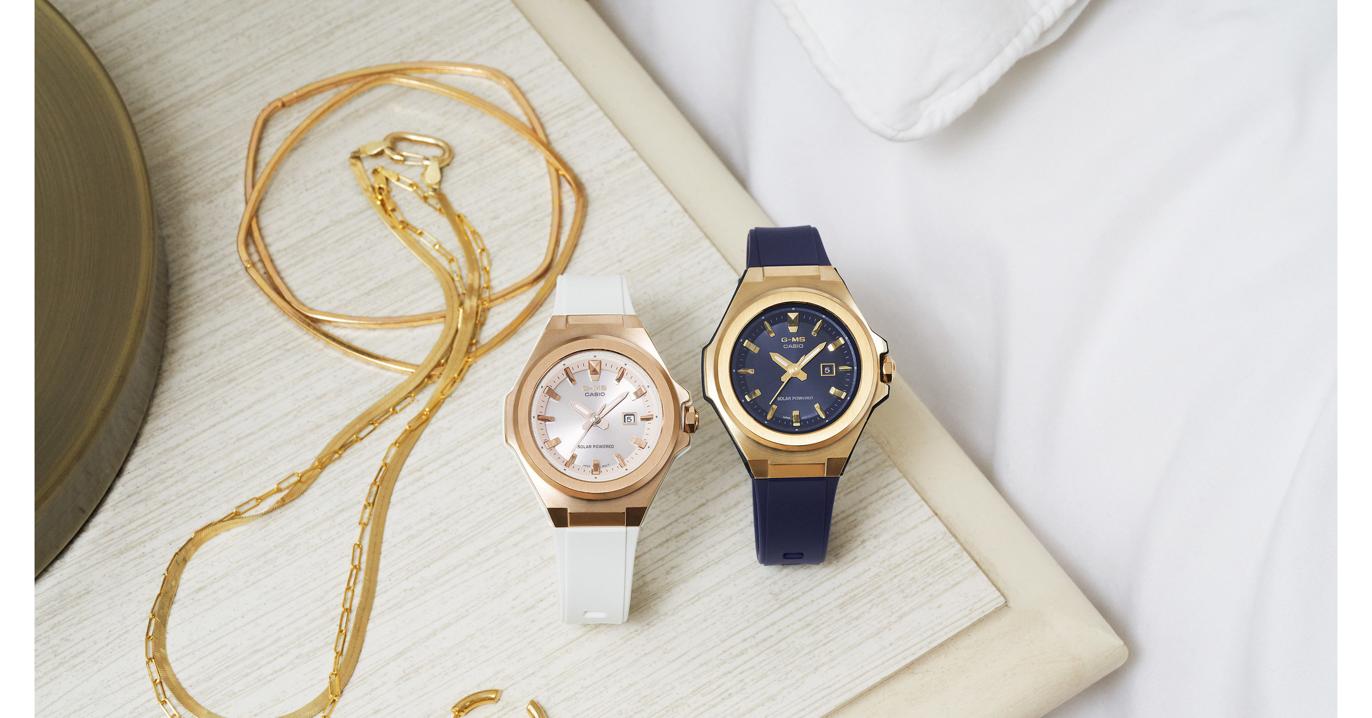 G-SHOCK Debuts New Stylish, Solar Powered Models To G-MS Series