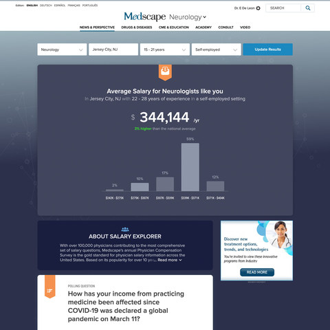Medscape Launches Salary Explorer A New Digital Platform For Medscape Launches Salary Explorer A New Digital Platform For