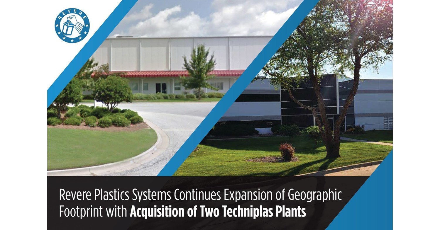 Revere Plastics Systems Continues Expansion of Geographic Footprint ...