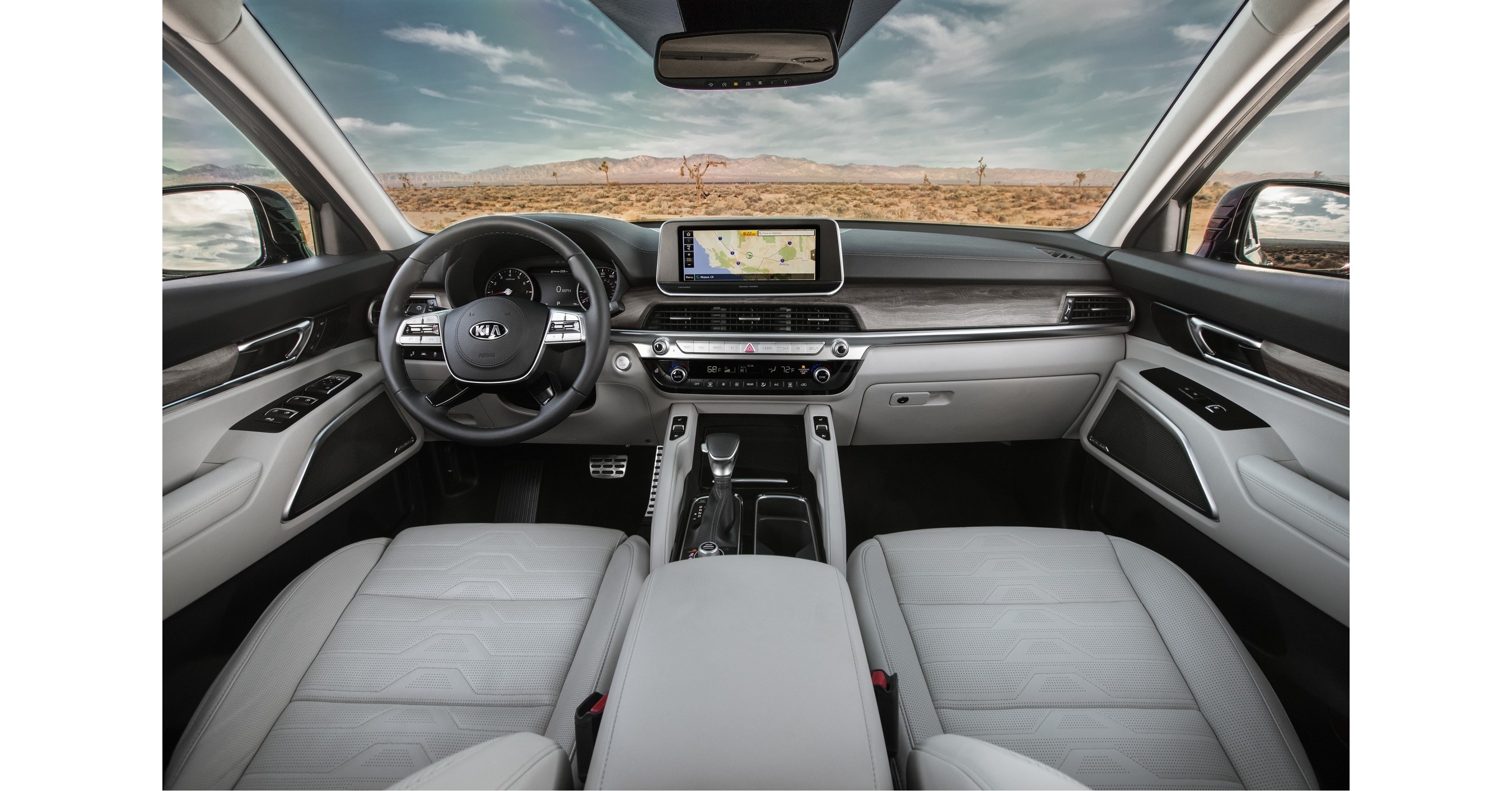 El Kia Telluride incluido en la Lista de los Mejores 10 Interiores 2020 ...