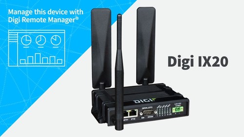 Digi International Introduces Versatile Digi IX20 Router for Industrial ...