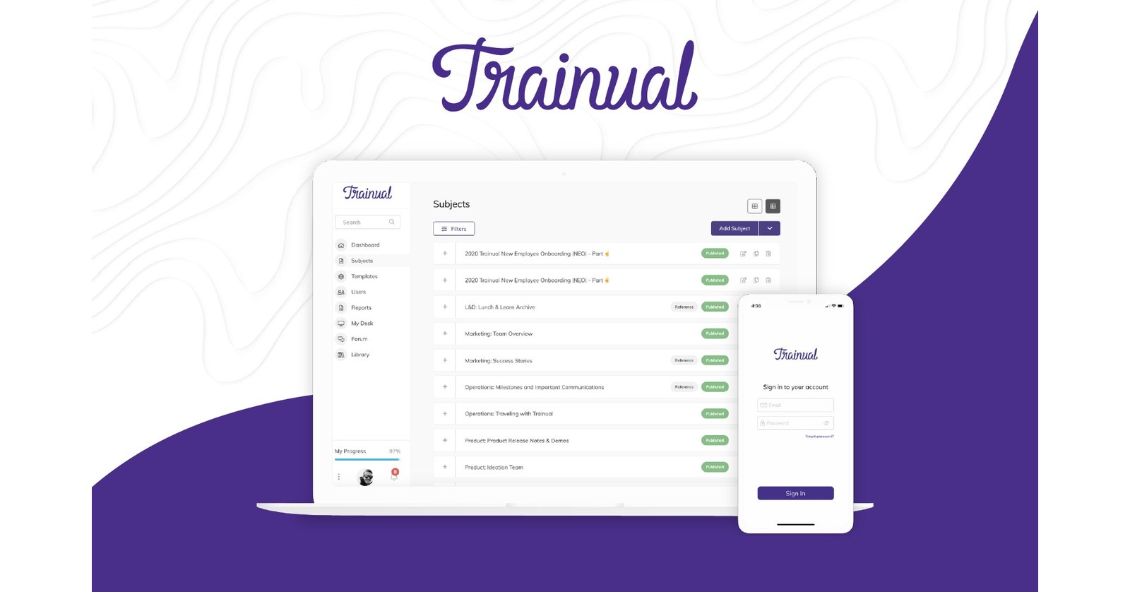 Trainual Ranked #1 SOP and Training Management Software by G2 Summer Report