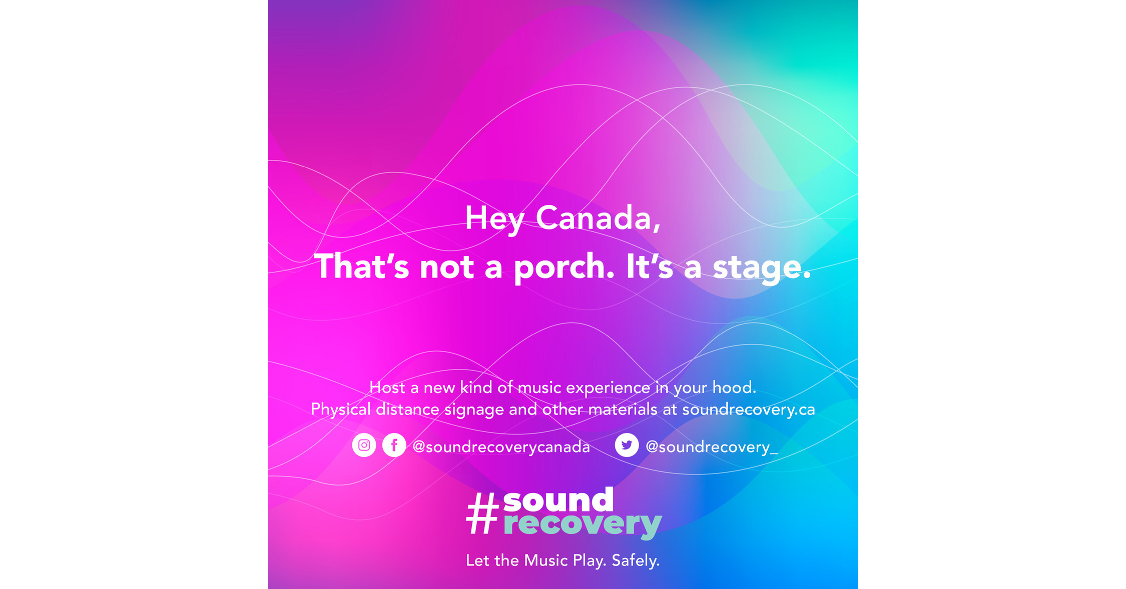 Sound Recovery, a New Physical Distance Music Movement, Launches After ...