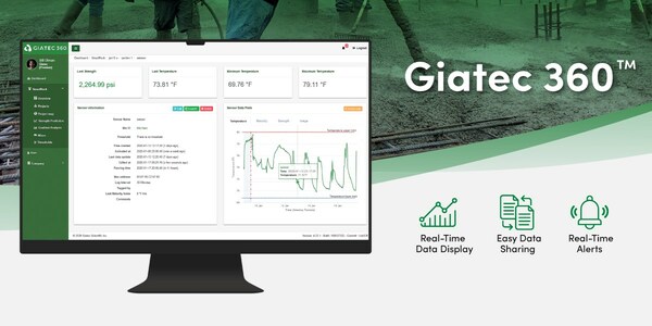 Giatec Advances SmartRock™ Cloud-Based Dashboard Empowered by Customer ...