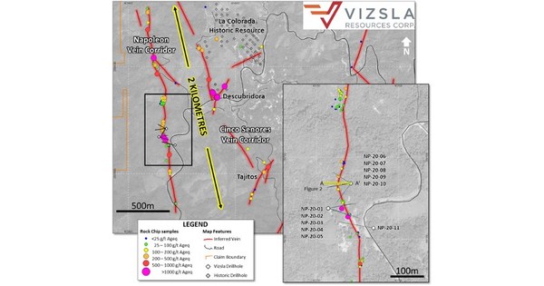 Vizsla Drills 2,889 G/T Silver and 107.9 G/T Gold over 3.7 Metres ...