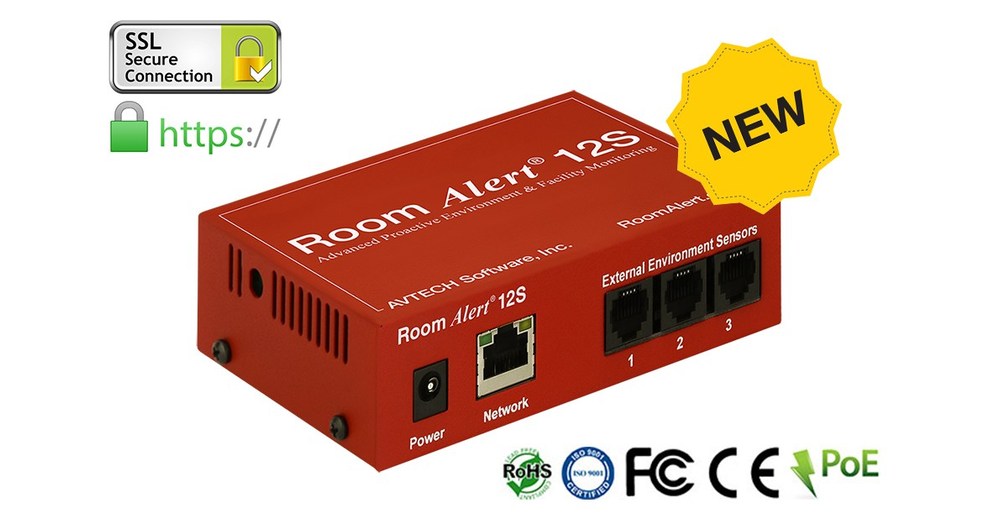AVTECH Announces the Release of the New Room Alert 12S Proactive ...