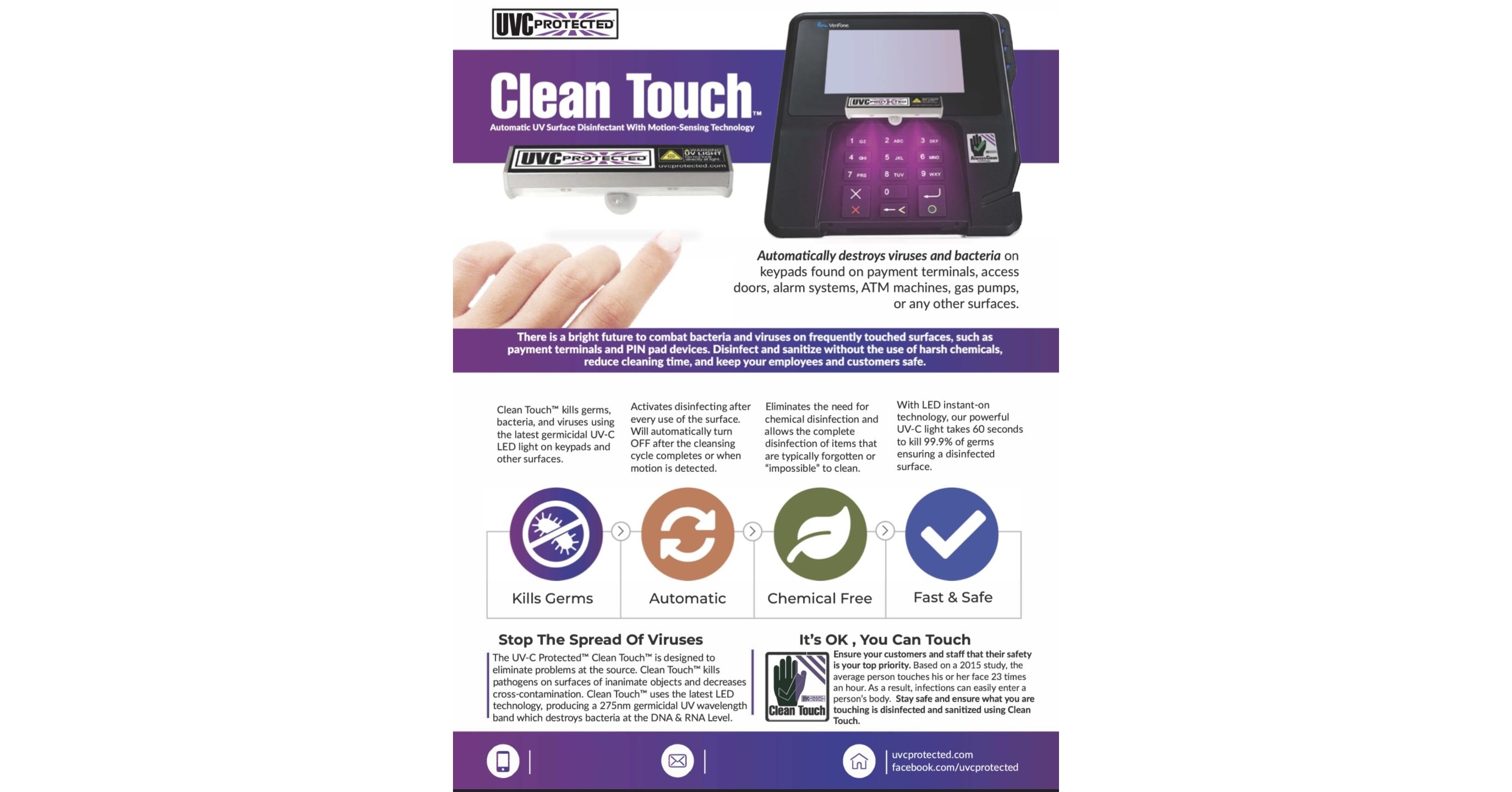 UVC Protected™ Revolutionizes Payment Terminal Disinfection with ...