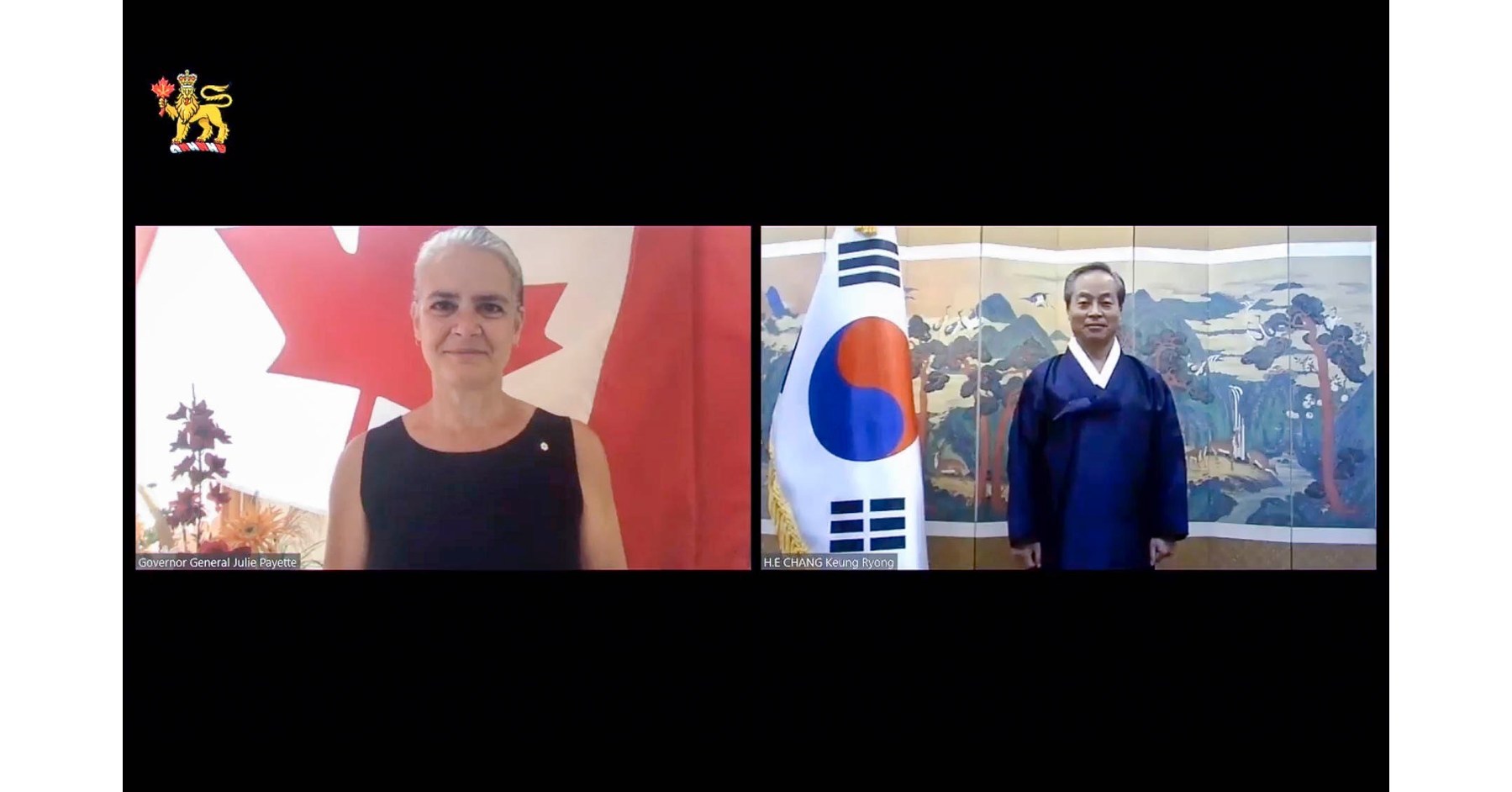 Governor General Welcomes New Heads of Mission in Virtual Ceremony