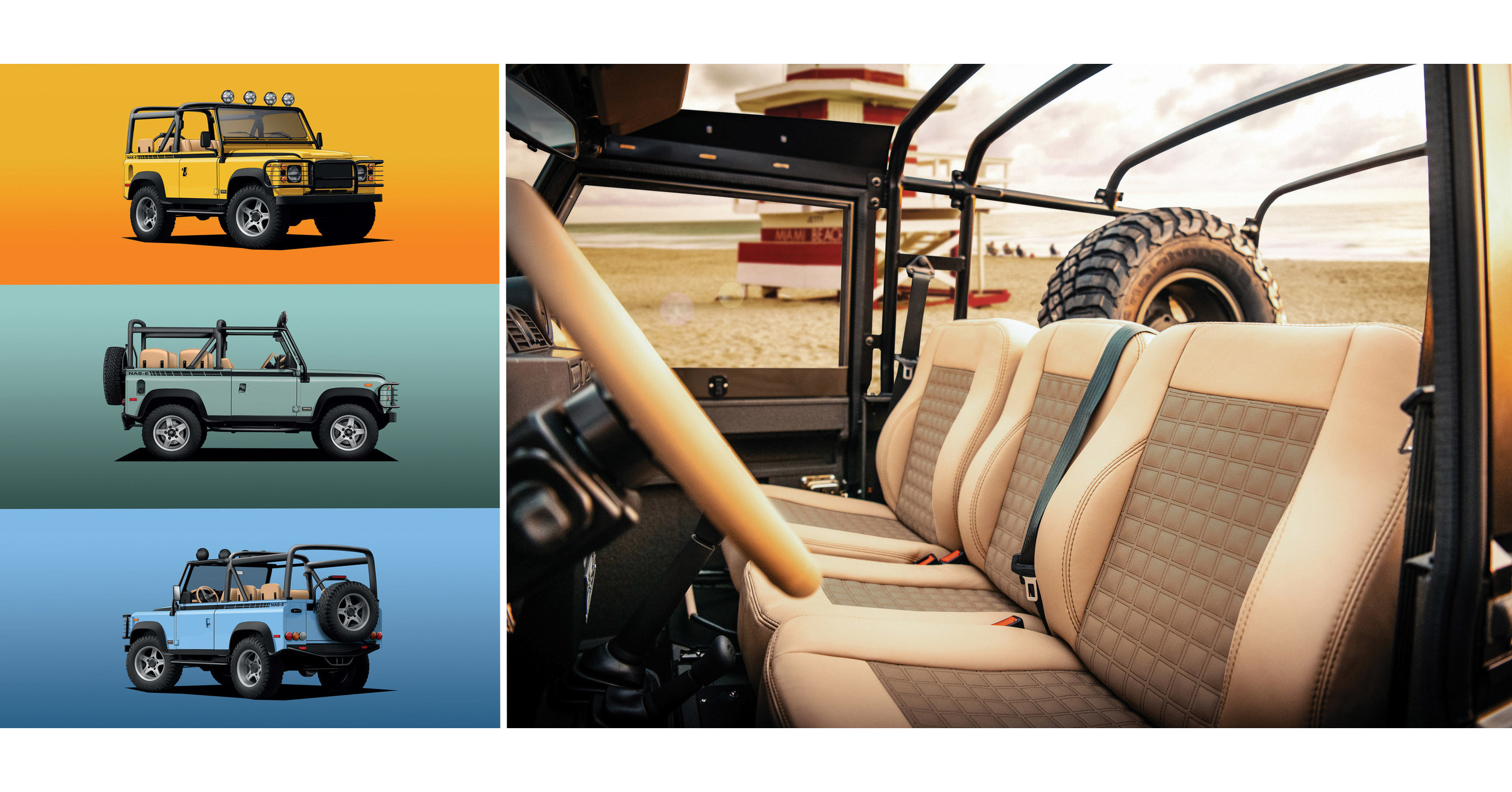 Twisted 4x4 NAS-E Charges Into USA: Iconic British Shape Goes Electric ...