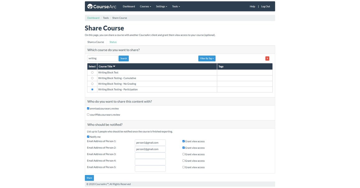 CourseArc Develops Tool that Enables Sharing of Course Content Across ...