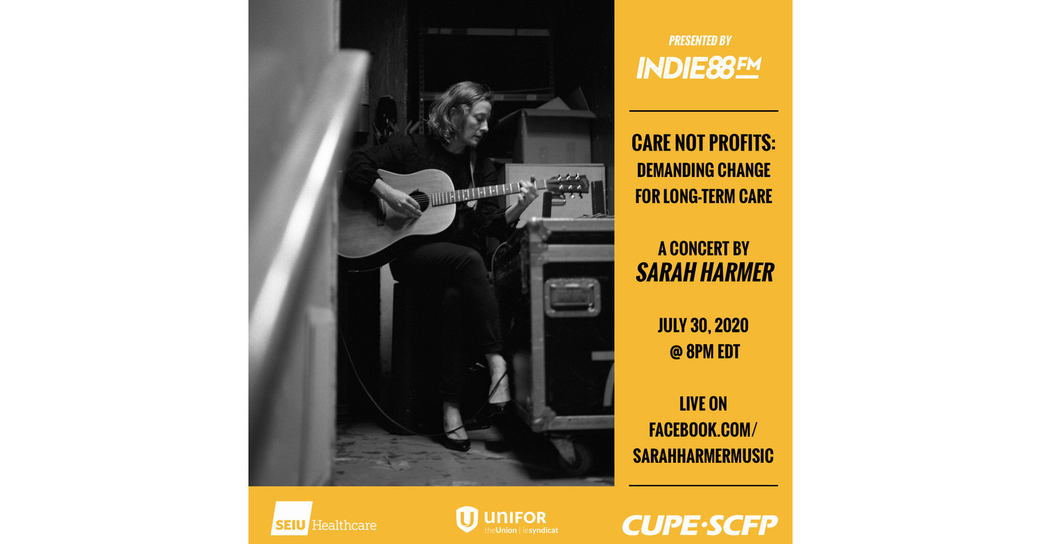 Canadian singer-songwriter, Sarah Harmer, performing Facebook concert ...
