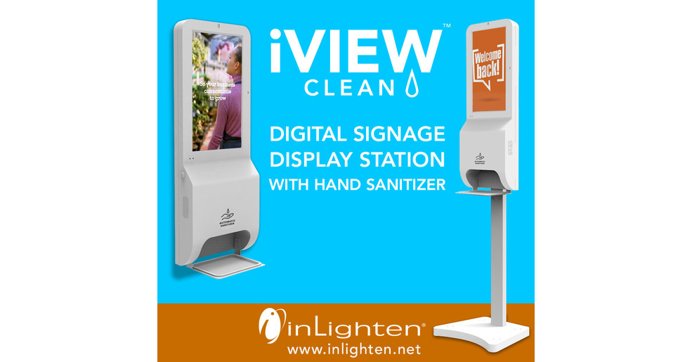 inLighten Releases iVIEW Clean™ Digital Signage Stations with ...