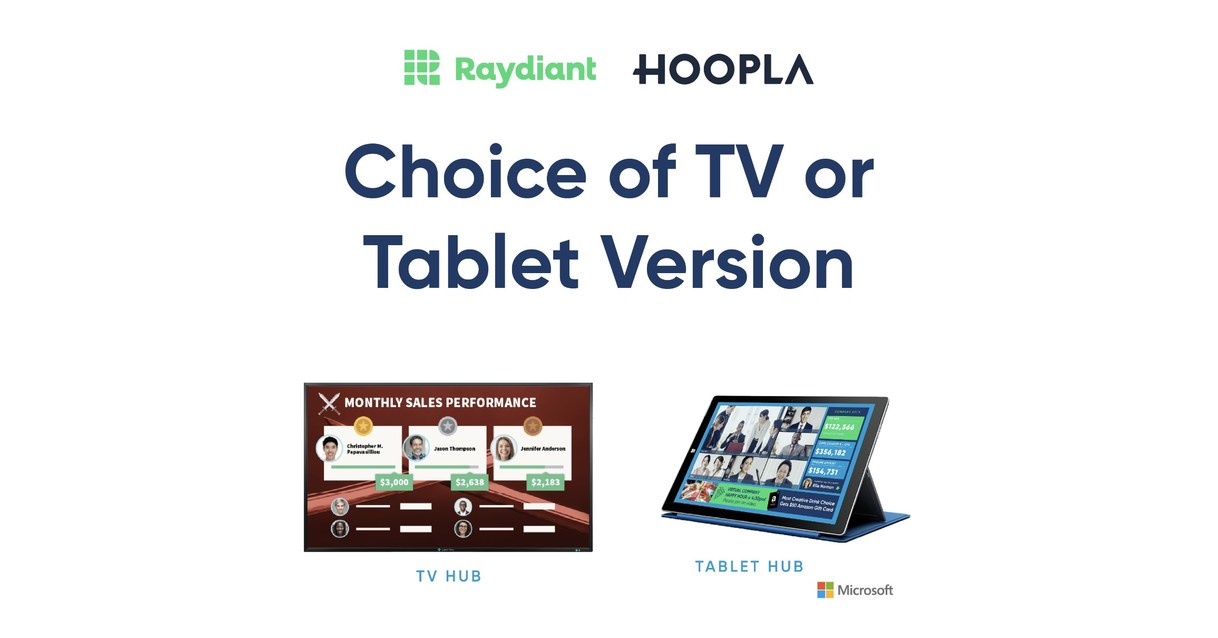 Raydiant and Hoopla Partner to Bring Engaging Performance Management ...