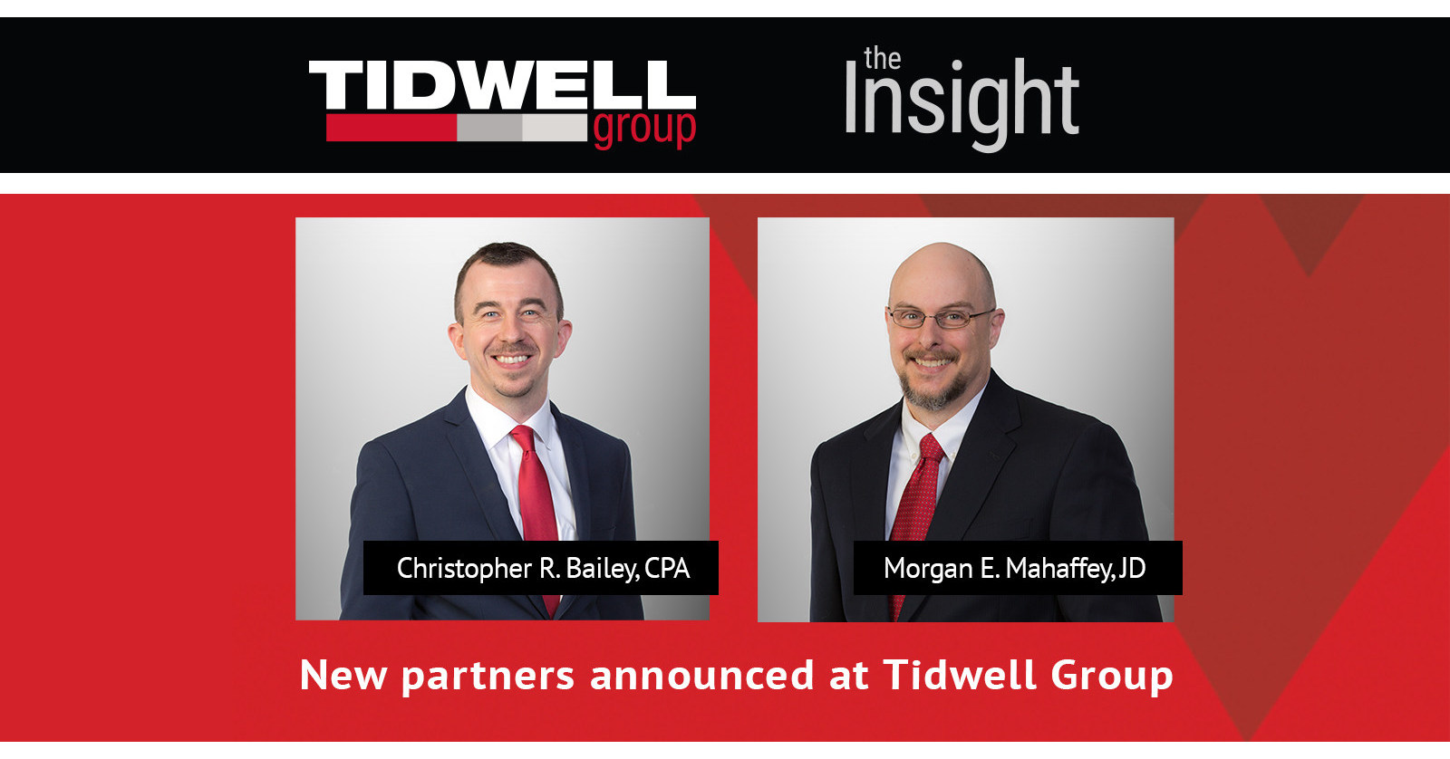 New partners announced at Tidwell Group