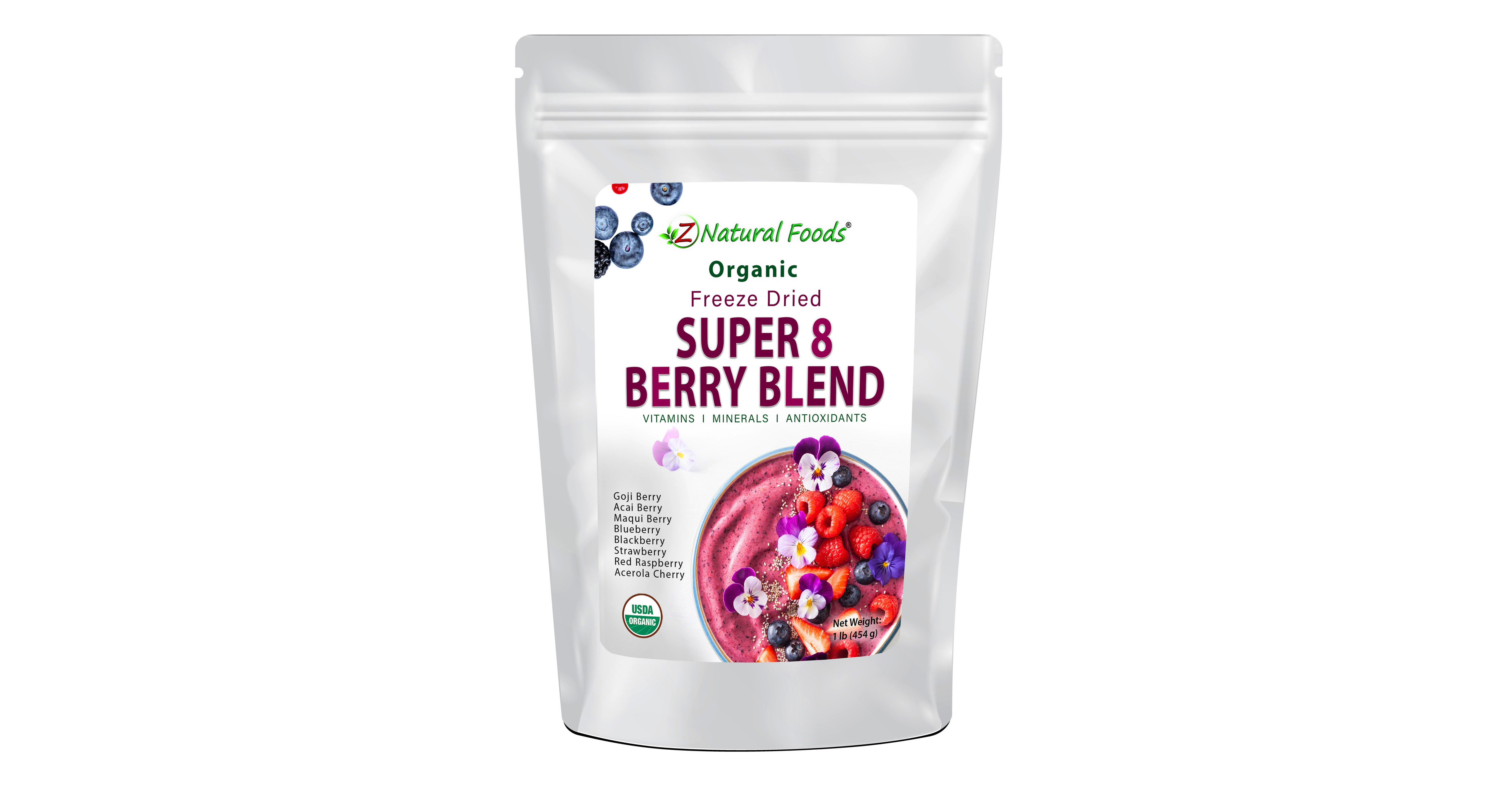 Z Natural Foods Announces New Organic Freeze-Dried Berry Blend