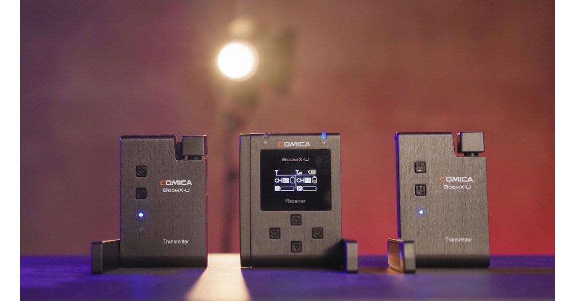 Comica Releases BoomX-U -- A New Dual Channel UHF Wireless Microphone