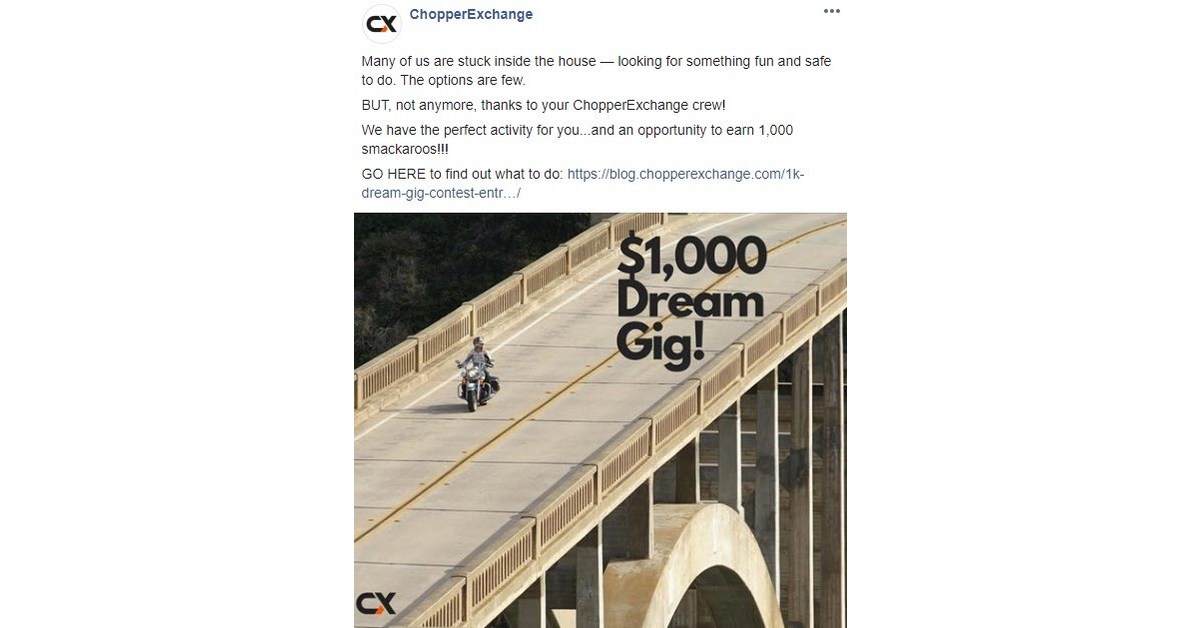 Dream Gig: Receive $1,000 for Riding Your Motorcycle and Sharing Your ...