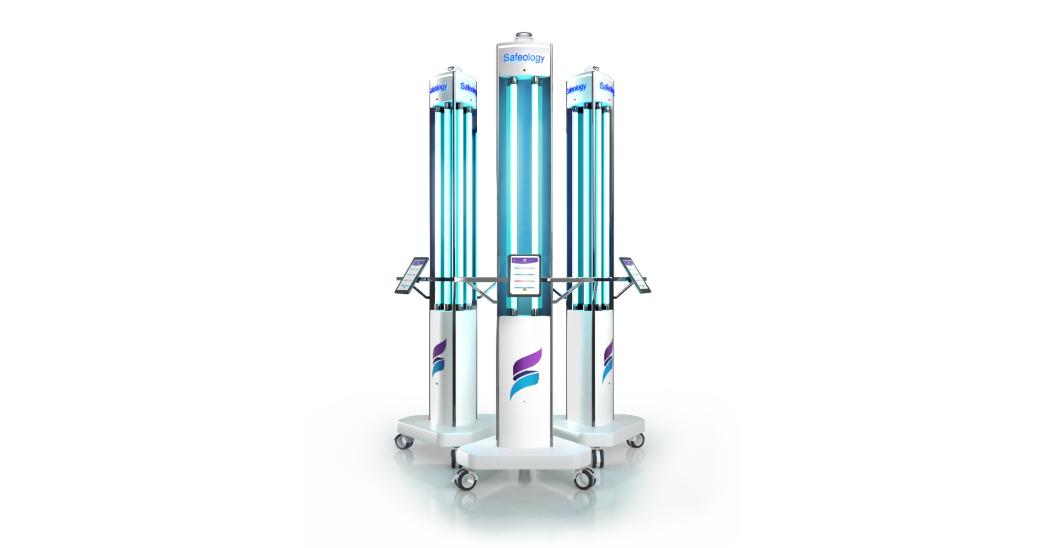 Safeology™ UVC Disinfecting Tower Makes Hotels Safe for Guests