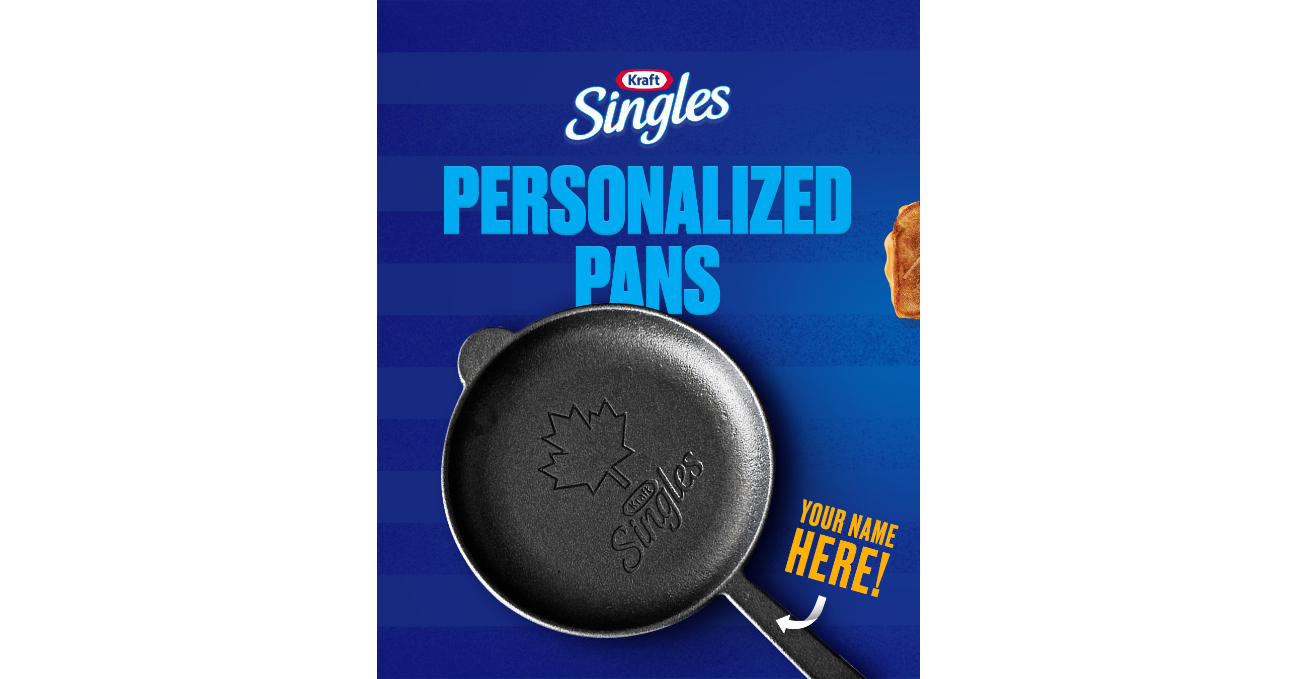 Kraft Singles Launches Limited Edition Personalized Pans