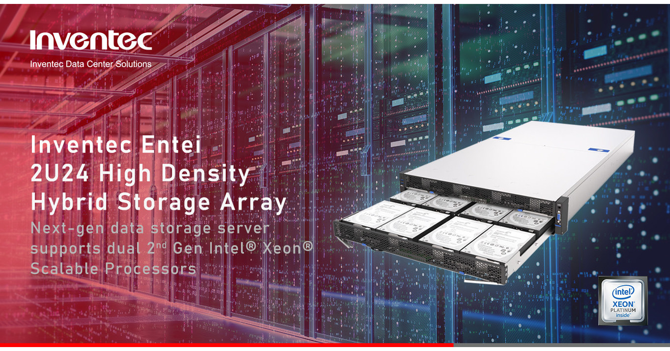 Inventec Introduces Entei, the Advanced Storage Server System