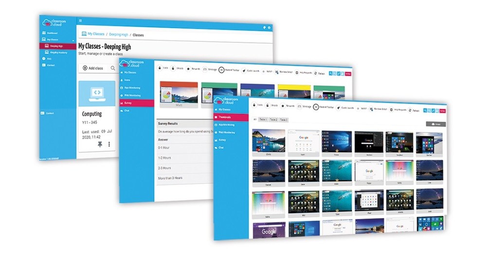 Seamlessly blend school and home learning experiences with classroom.cloud