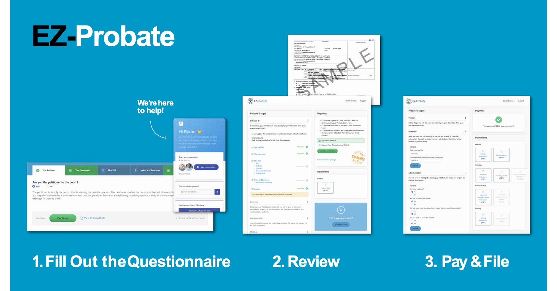 Probate Process Made Simple, Easy And Affordable With EZ-Probate