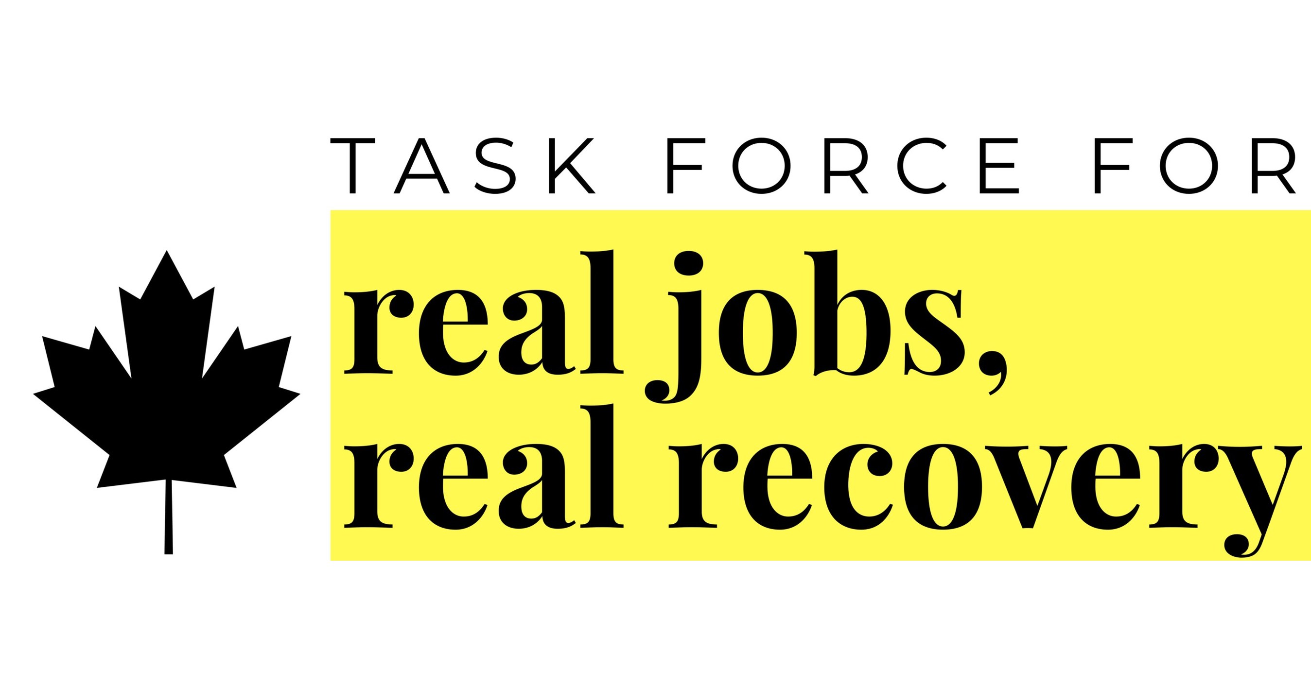 The Task Force for Real Jobs, Real Recovery Releases Natural Resource ...