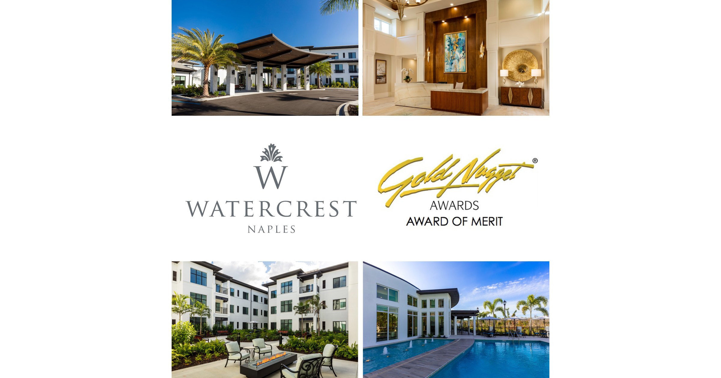 Watercrest Naples Receives Award of Merit as Best Service Enriched ...
