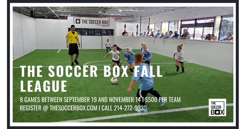 Register Now for Our Fall Youth Soccer Leagues at The Soccer Box Dallas