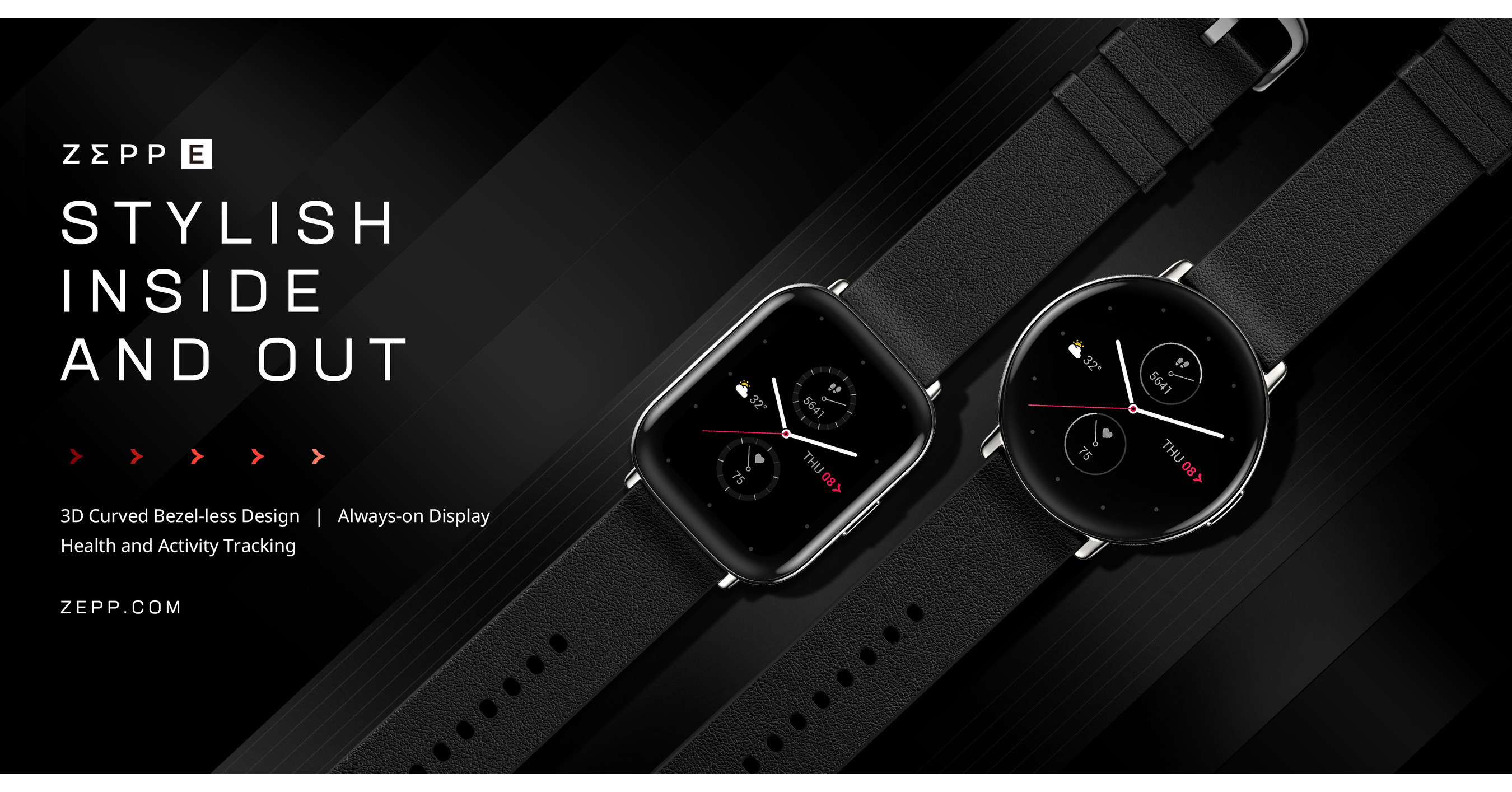 A Zepp lança a Zepp E, uma nova linha elegante de usáveis criados para ...