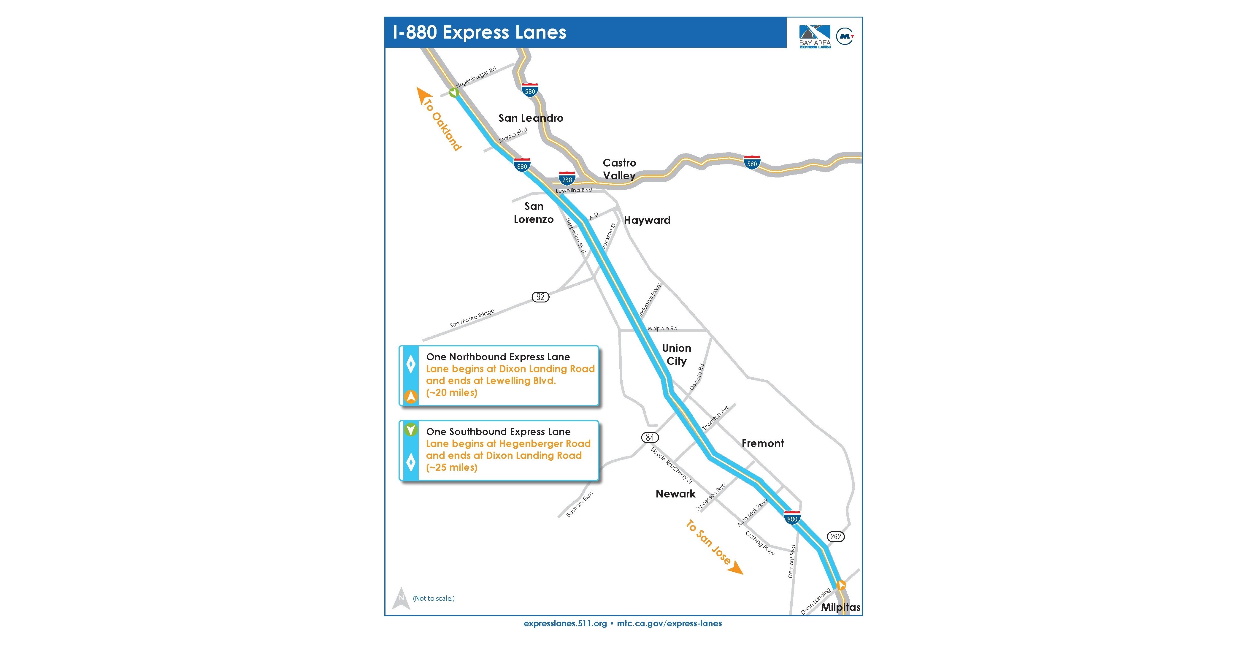 Final I-880 Express Lanes Sign Installation To Begin Next Week