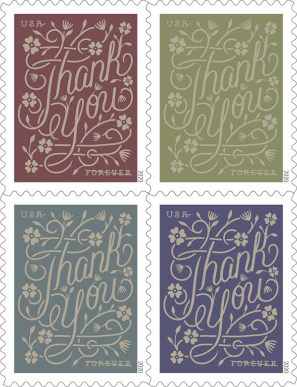 Send Gratitude With Thank You Stamps