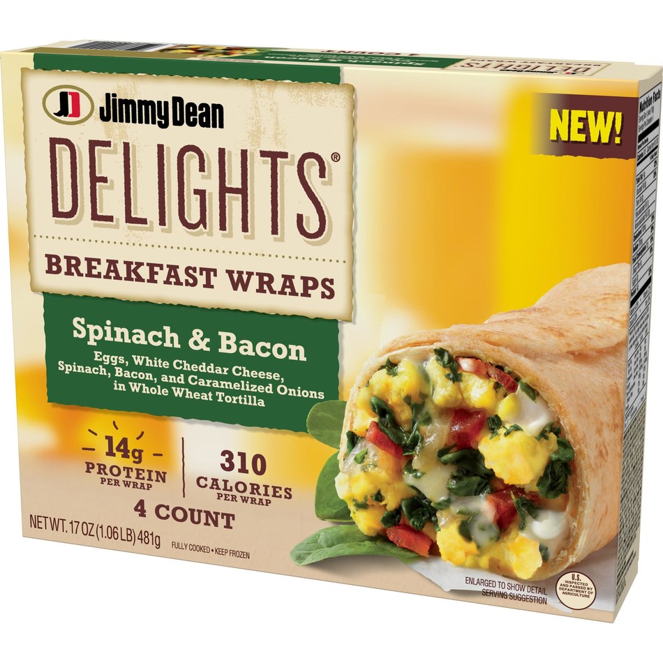 Jimmy Dean® Brand Shrinks Breakfast Casseroles and 'Wraps' Up Breakfast ...