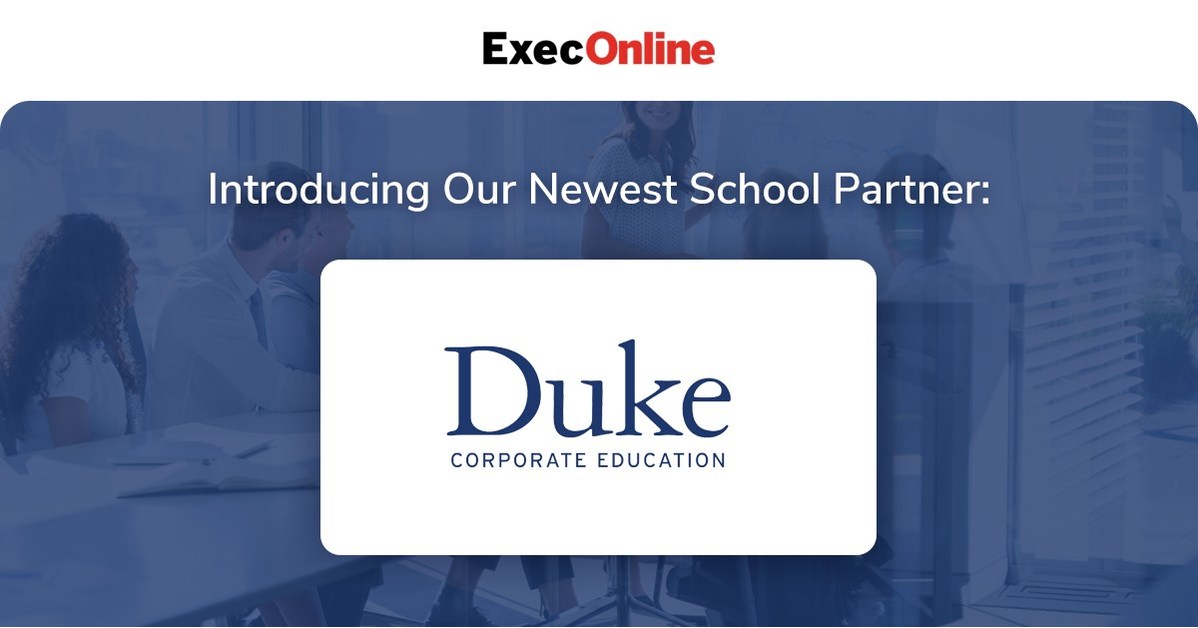 ExecOnline Partners With Duke Corporate Education to Launch Online ...