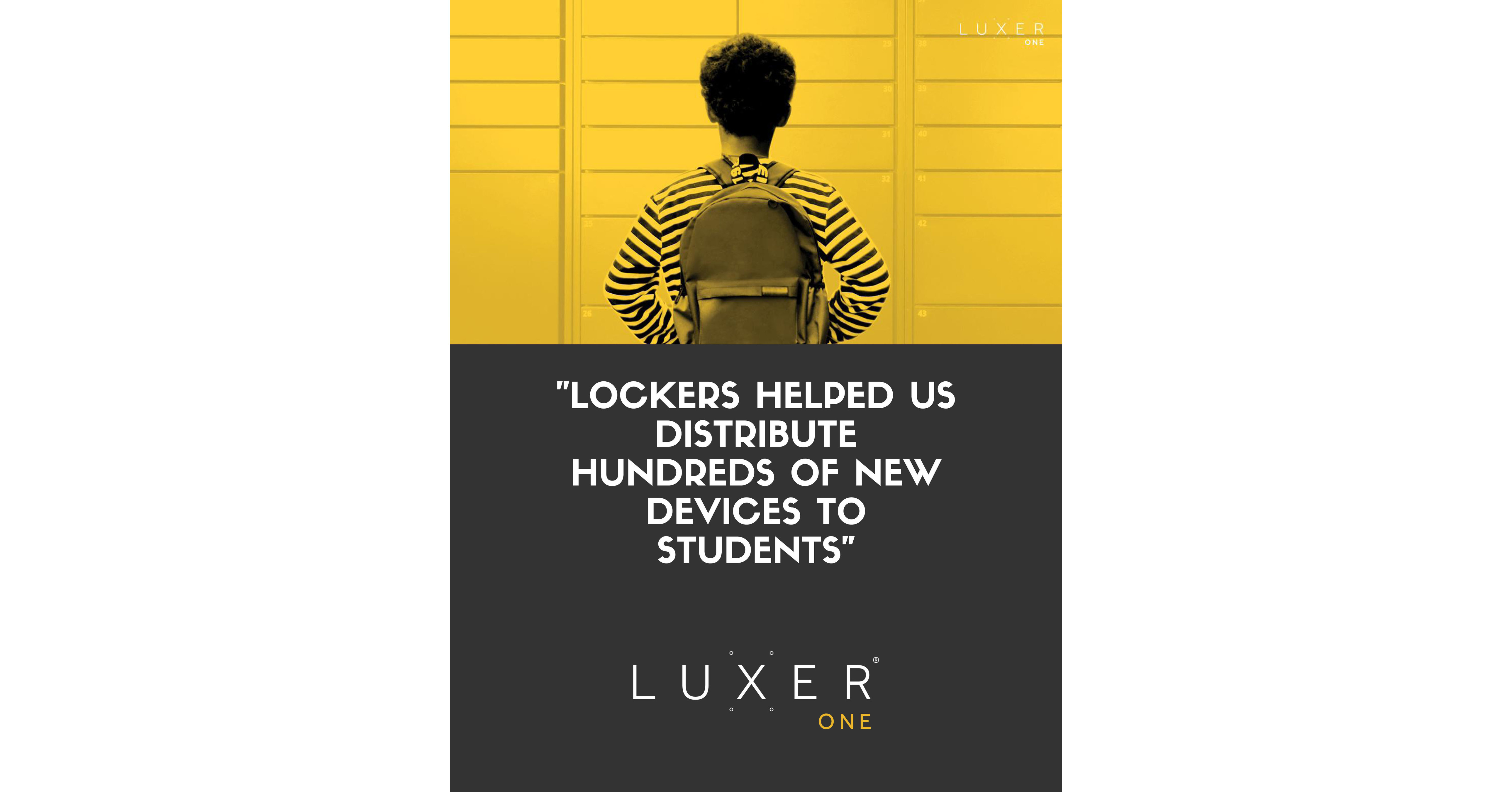 Luxer One Sees A Surge In Purchases From Schools And Universities