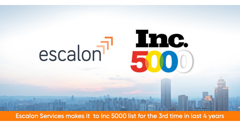 Inc. Magazine Places Escalon Services on the Inc. 5000 for Third Time ...