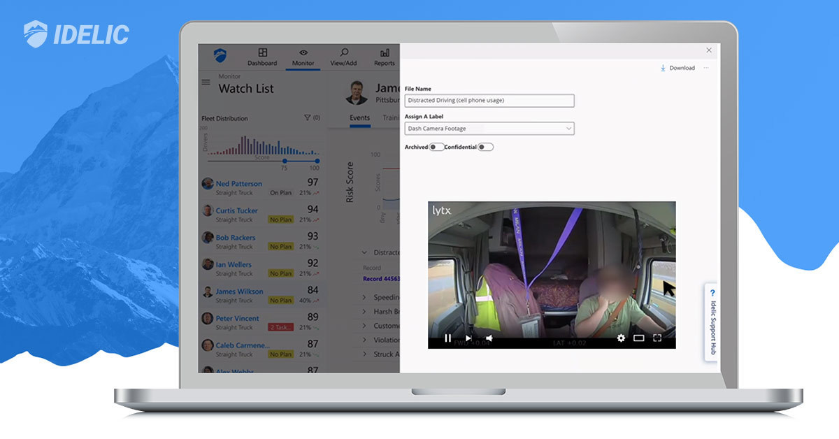 Idelic and Lytx Announce Integration to Support Holistic Driver Safety ...