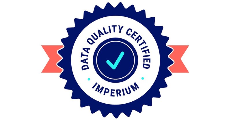 Imperium Announces Pioneering Data Quality Certification Program