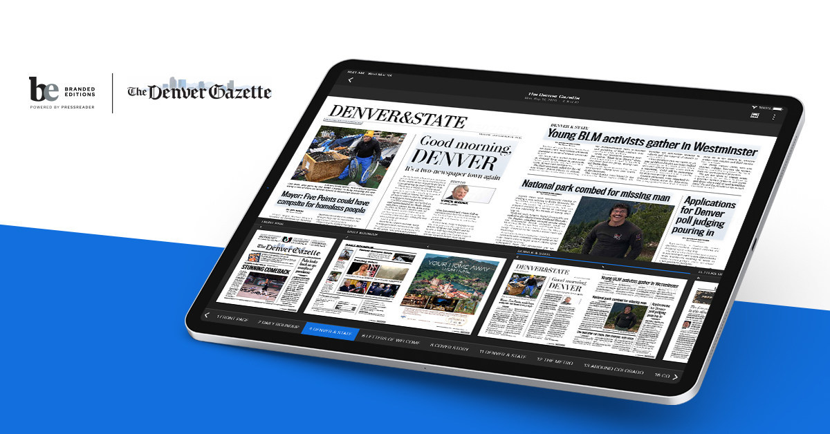 The Denver Gazette partners with PressReader, uses their Branded ...